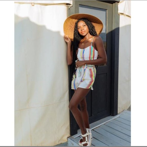 Lemlem | Tops | Lemlem X Hm Crop Xl Top Blogger Fave Striped Limited ...